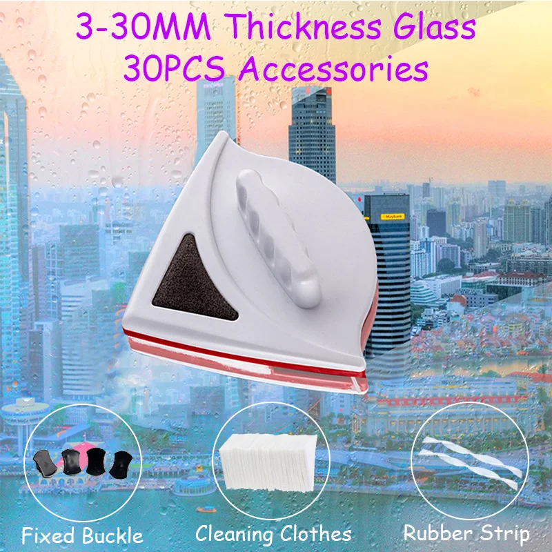 Magnetic-Glass-Brush-Double-Side-Glass-Cleaning-Brush-For-Window ...