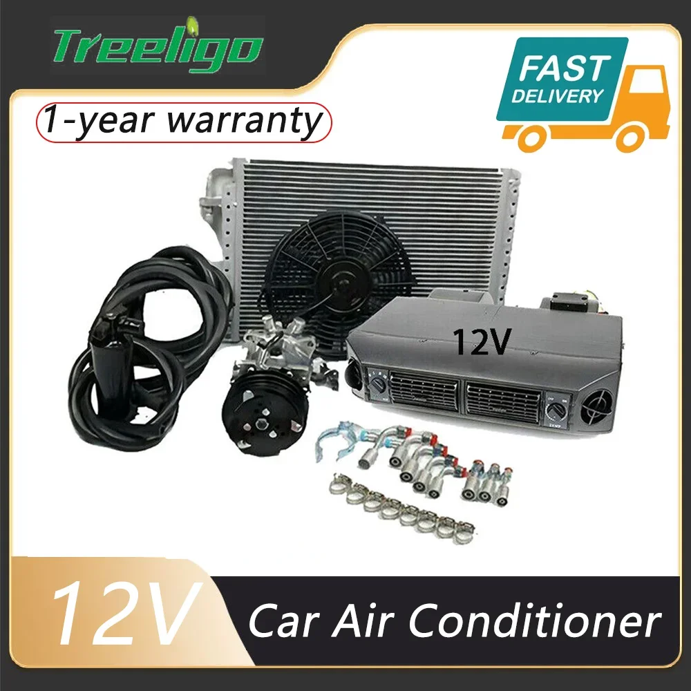 Treeligo-Universal-12V-Automotive-Car-Cooling-Air-Conditioner-Underdash ...