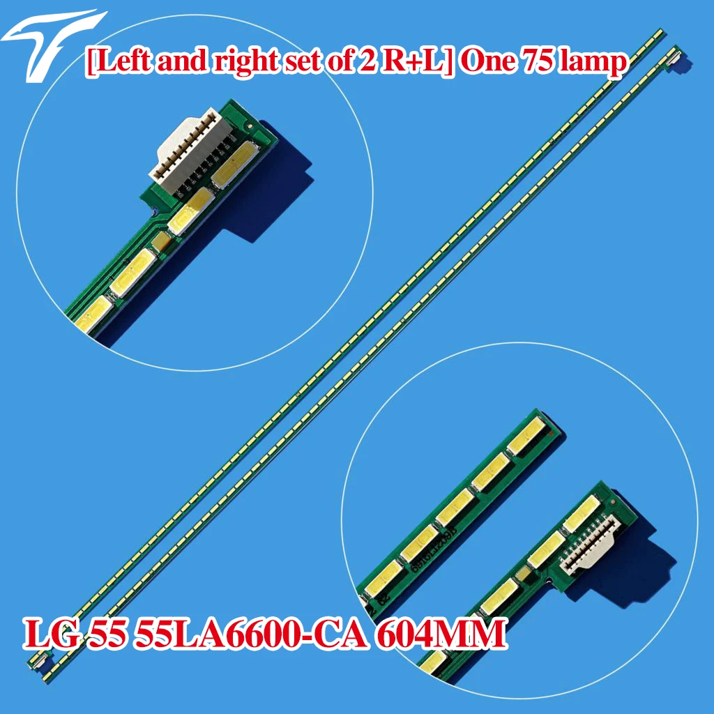 PCS LED strip para LIG 55LA6600 2 55PFL6008K 55LA6800 55LA691V 55LA7400 ...