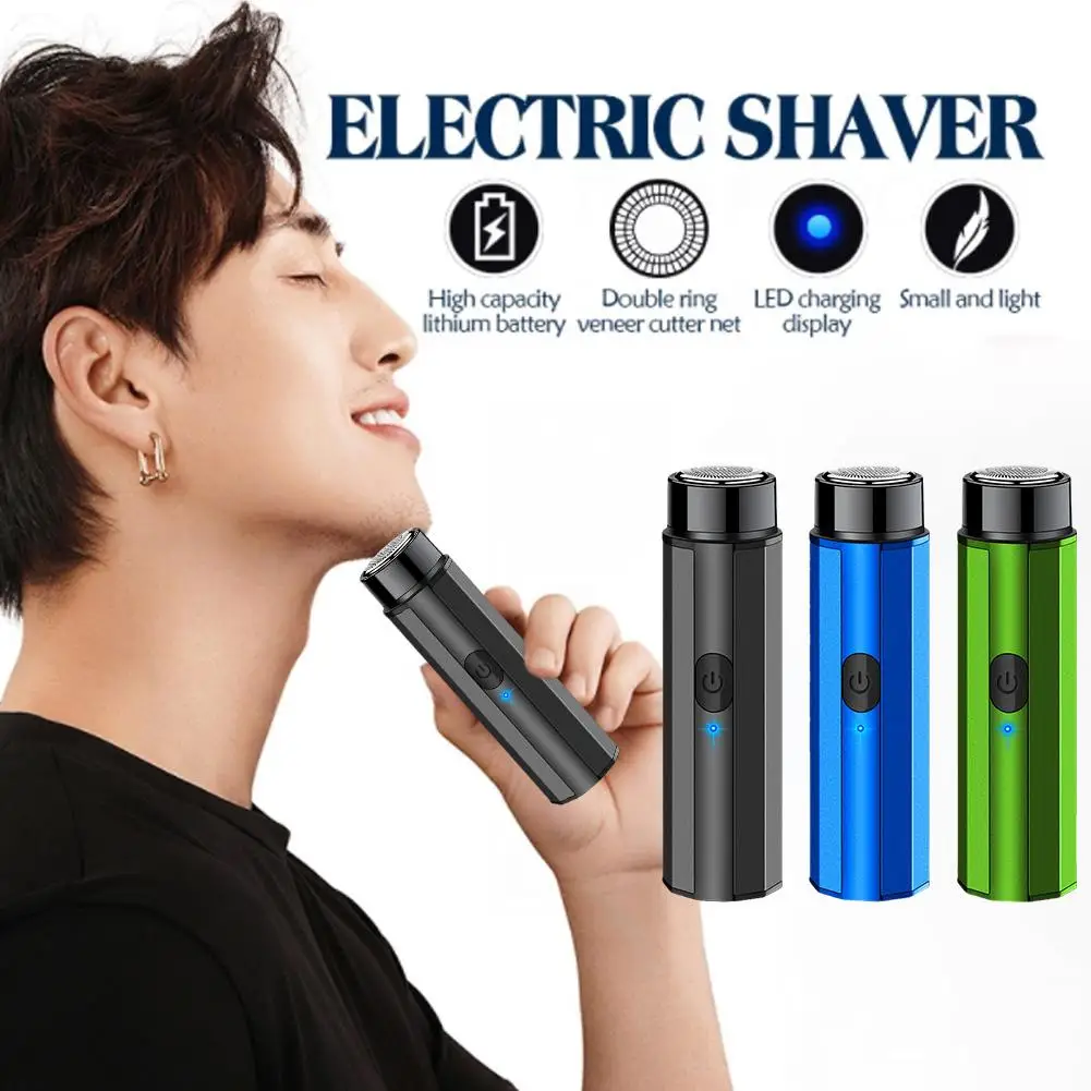 Men-Mini-Electric-Shaver-Face-Beard-Trimmer-USB-Charging-with-Digital ...