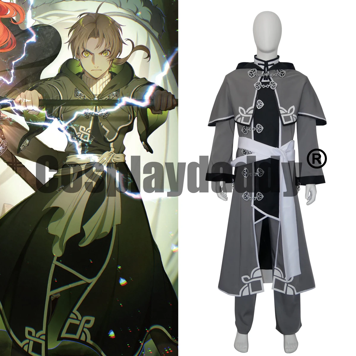 IN STOCK Labyrinth Arc Rudy Rudeus Greyrat Cosplay Costume Anime Outfit ...