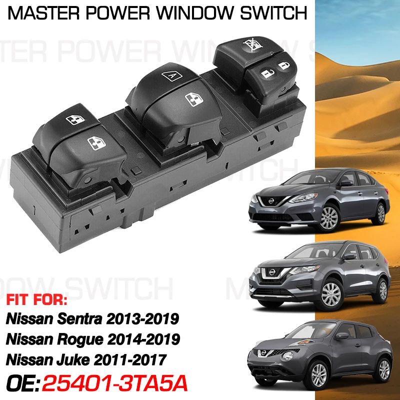 25401-3TA5A-Window-Regulator-Control-Switch-For-Nissan-Sentra-2013-2019 ...