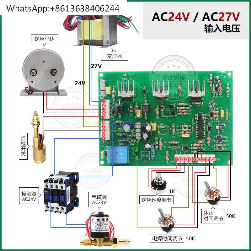 NBC-2 universal double-sided main board/tap type, double-sided material ...
