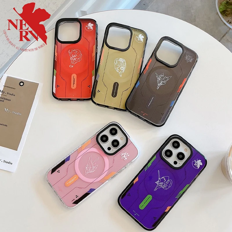Evangelion-Anime-Eva-Phone-Case-for-MagSafe-for-iPhone-14-13-12-11-Pro ...