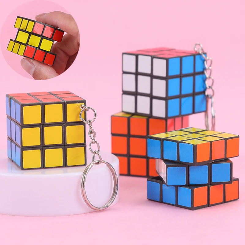 5pcs-Mini-Magic-Cube-Keychain-3x3x3cm-Spinner-Cube-Toys-Kids-Birthday ...