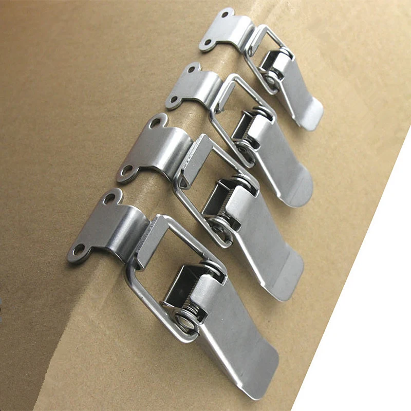 Stainless-Steel-Spring-Loaded-Draw-Toggle-Latch-Clamp-Clip-Hasp-Latch ...