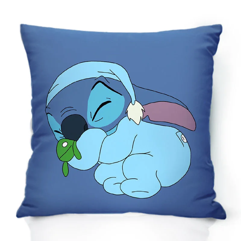 Disney Lilo & Stitch Kids Throw Pillow Case For Sofa Car Decorative Nap ...
