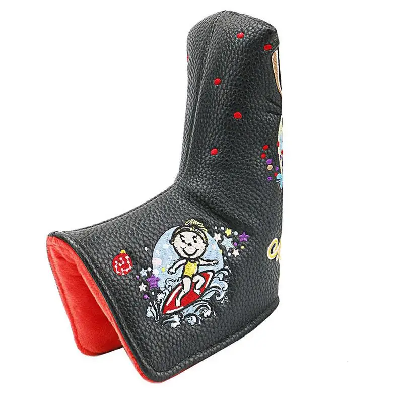 Golf-Putter-Cover-Magnetic-Closure-PU-Leather-Headcovers-Waterproof ...