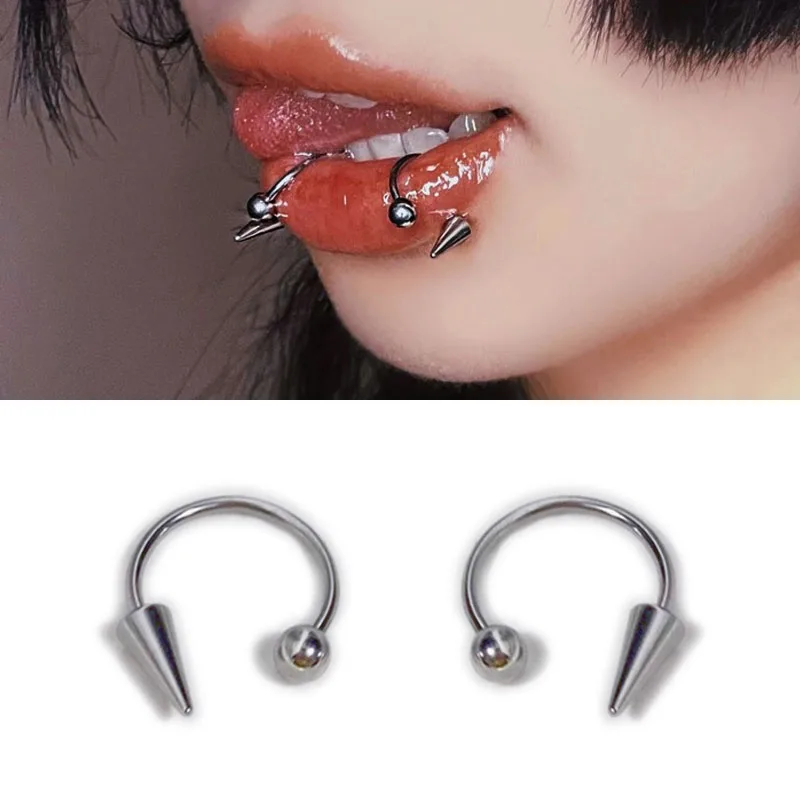 Vampire Lip Piercing