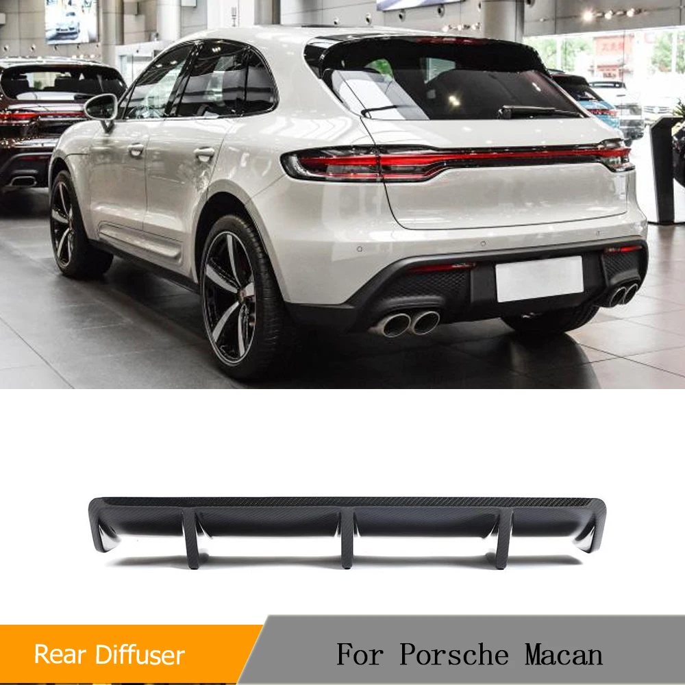 Rear-Bumper-Diffuser-Lip-Spoiler-for-Porsche-Macan-2022-2023-GTS-Sport ...