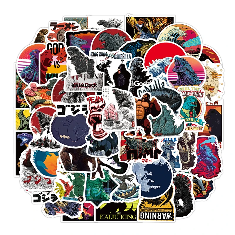 50-Godzilla-Anime-Cartoon-Graffiti-Stickers-Decorative-Laptop ...