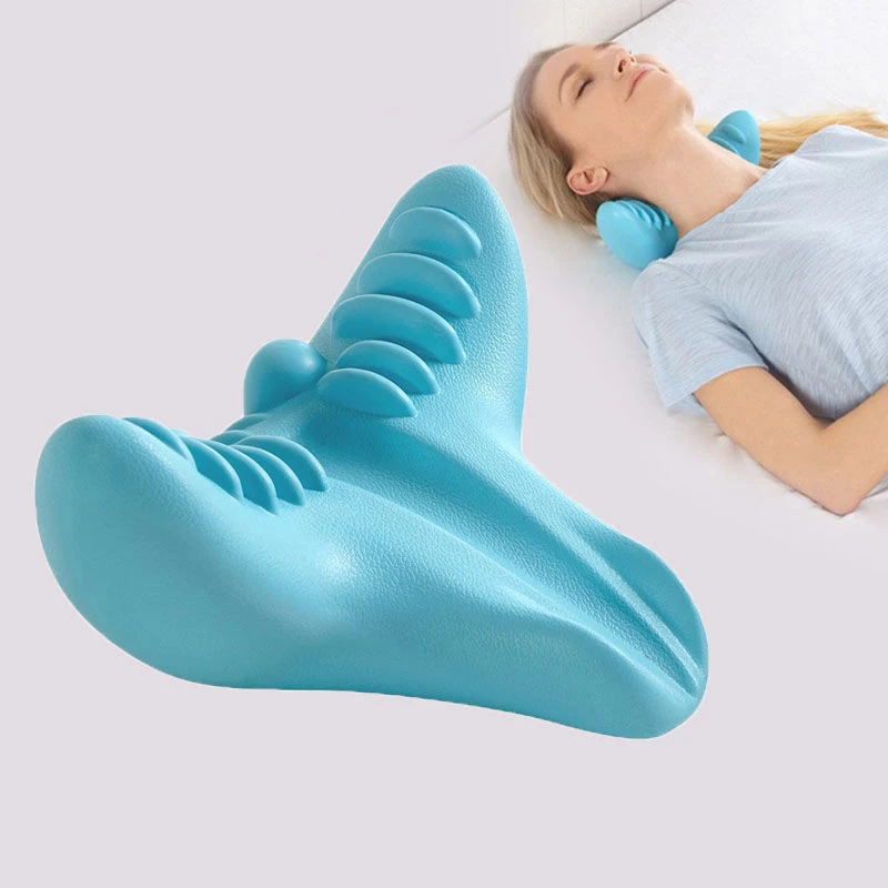 Neck-Shoulder-Stretcher-Massager-Relaxer-Cervical-Chiropractic-Traction ...