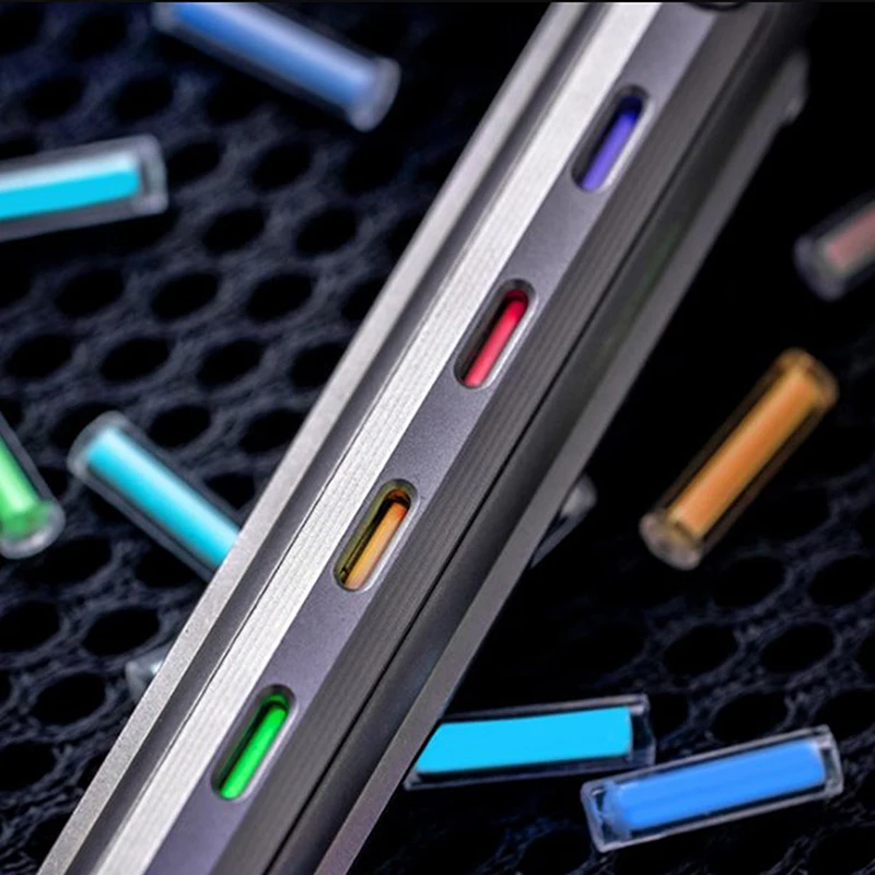 1.5*6mm Glass Luminous Tube Self Luminous Emergency Lights Lamp Glow In ...