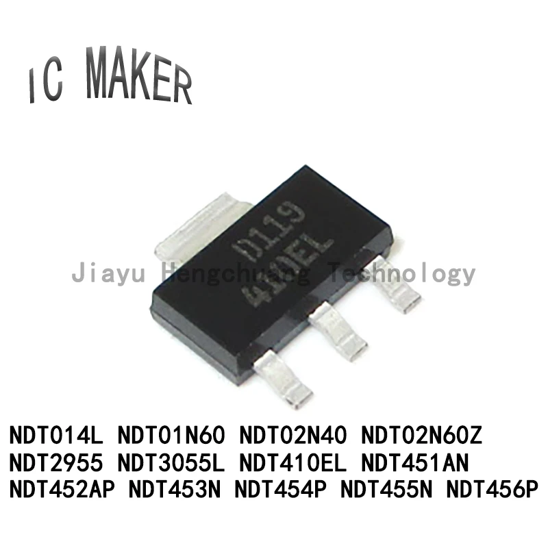 10PCS-NDT2955-NDT014L-NDT01N60-NDT02N40-NDT02N60Z-NDT3055L-NDT410EL ...