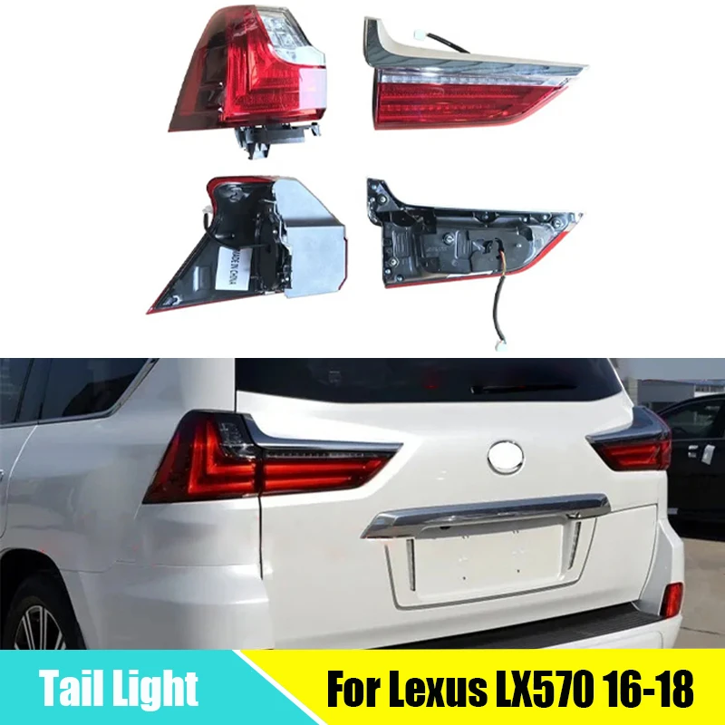 LED Tail light FOR Lexus LX570 2016 2018 Car Light Assembly with Start ...
