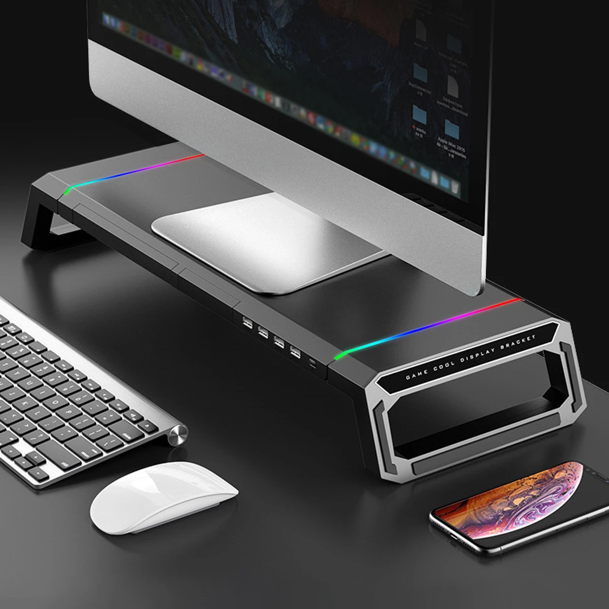 T1-Computer-Monitor-Increase-Stand-Multi-functional-Stand-Desktop ...