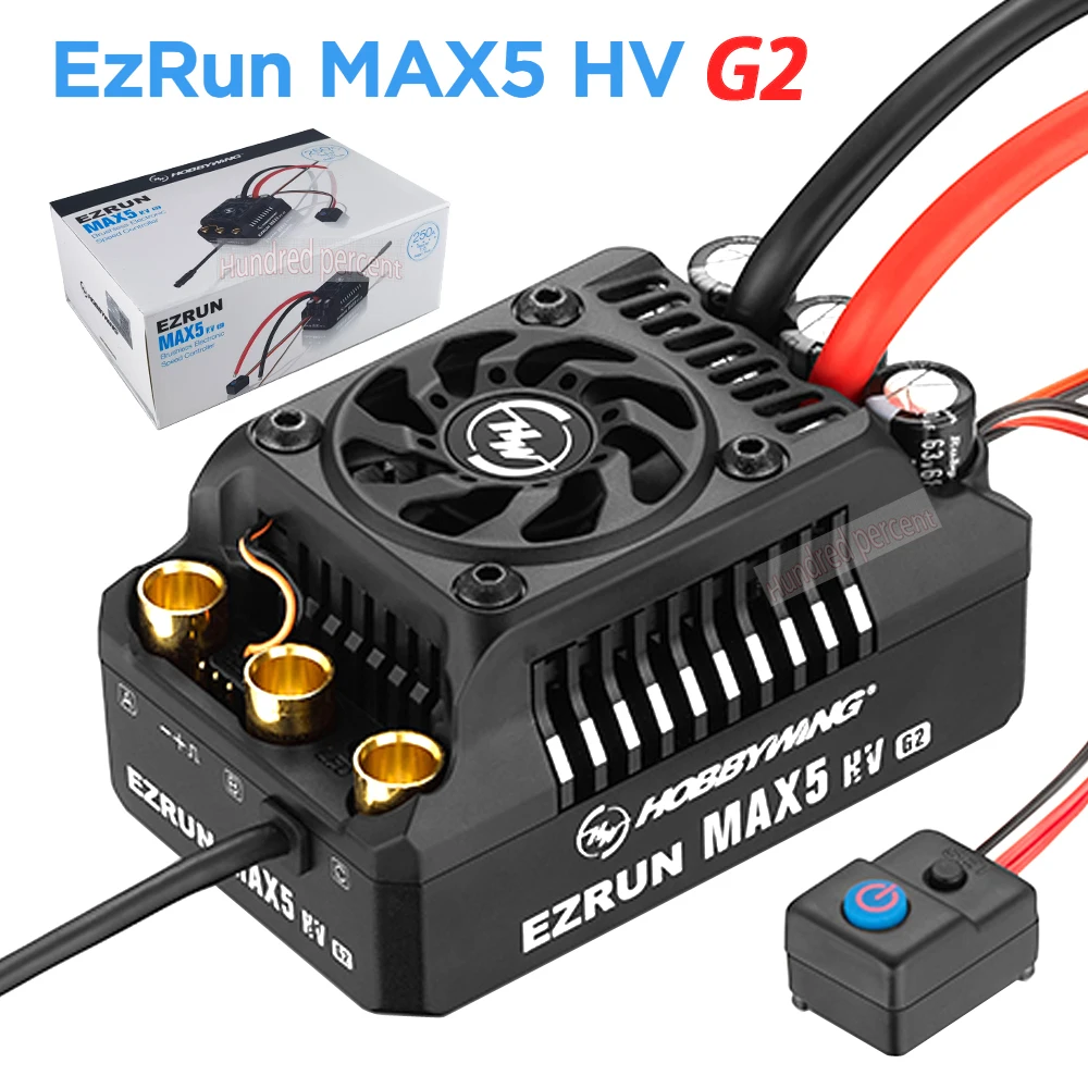 Hobbywing-EZRUN-Max5-HV-G2-250A-6-12s-Speed-Controller-Waterproof ...