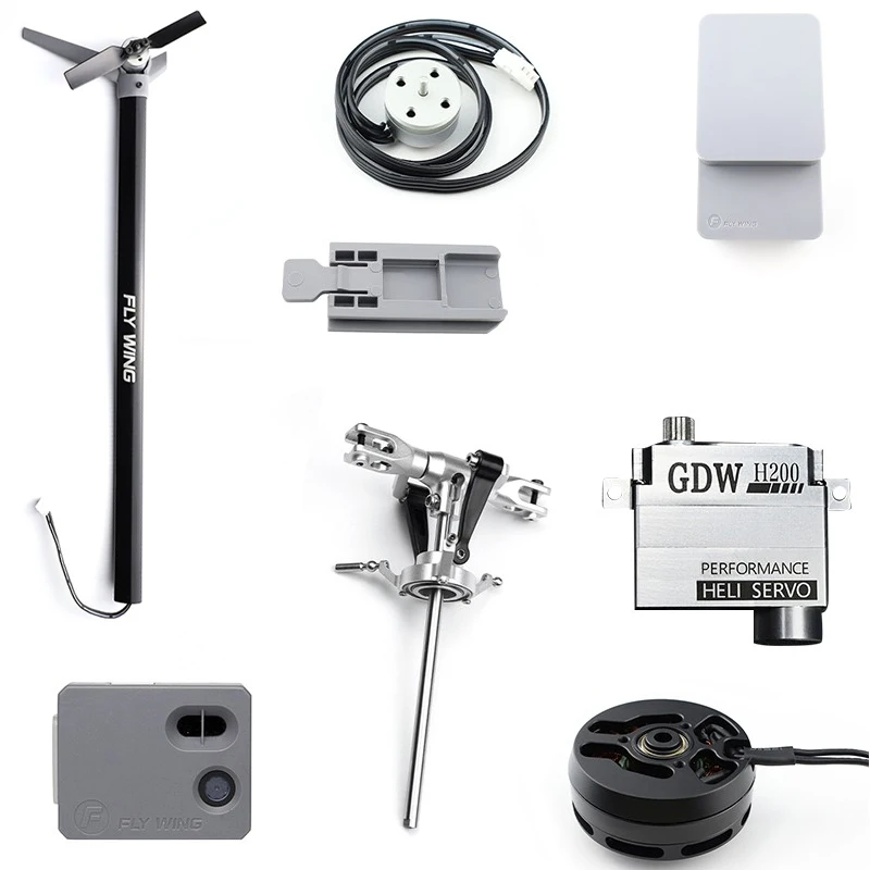 Flight Control Motor Servo Rotor Assembly | Flywing Fw200 Parts | Tail ...