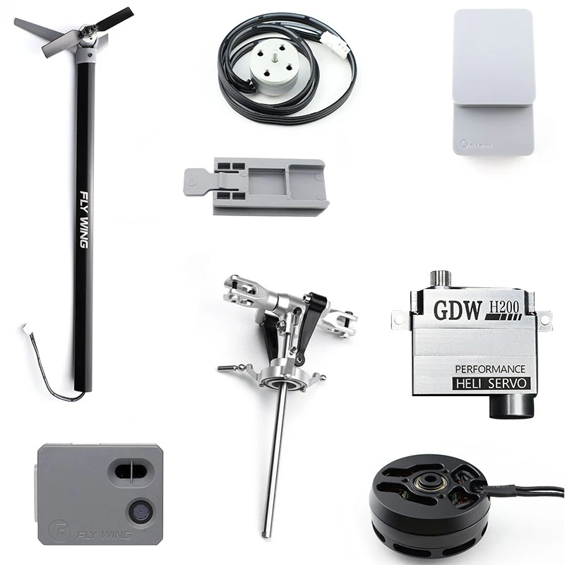 Flight Control Motor Servo Rotor Assembly | Flywing Fw200 Parts | Tail ...