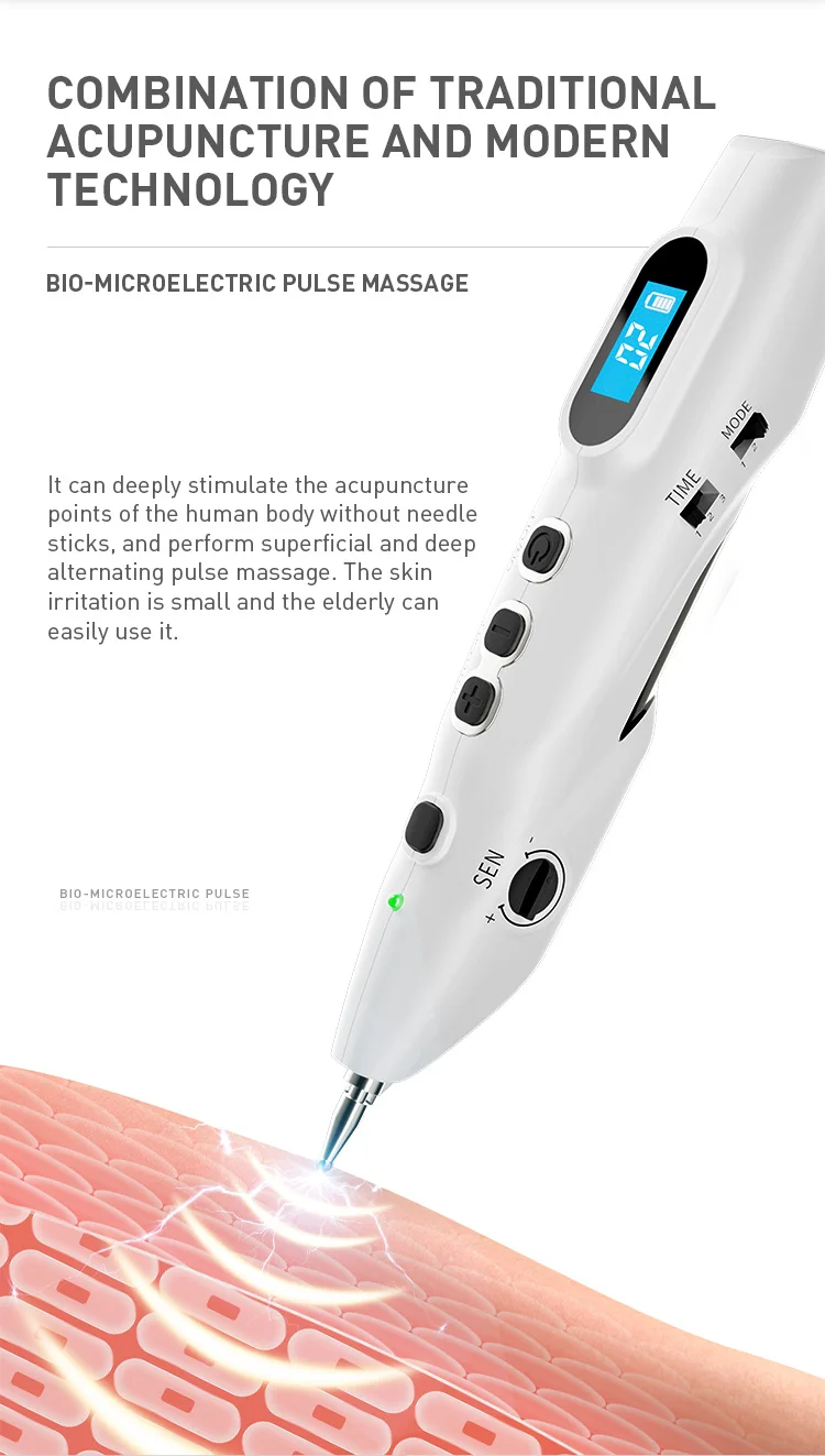 Hot Electro Acupuncture Point Stimulator Piezo Pen Massage Device ...