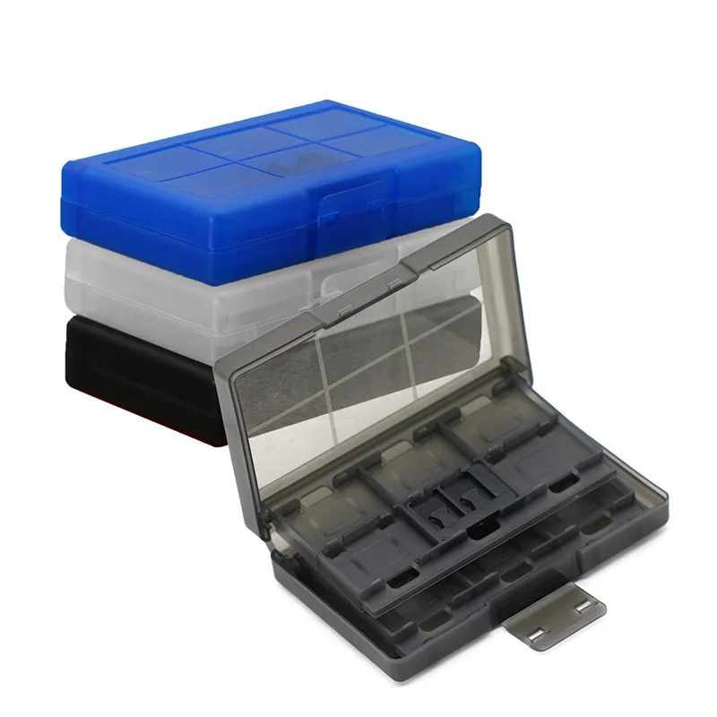 24 Slot NS Mini Game Card Holder Case Hard Shell Protective Cover ...