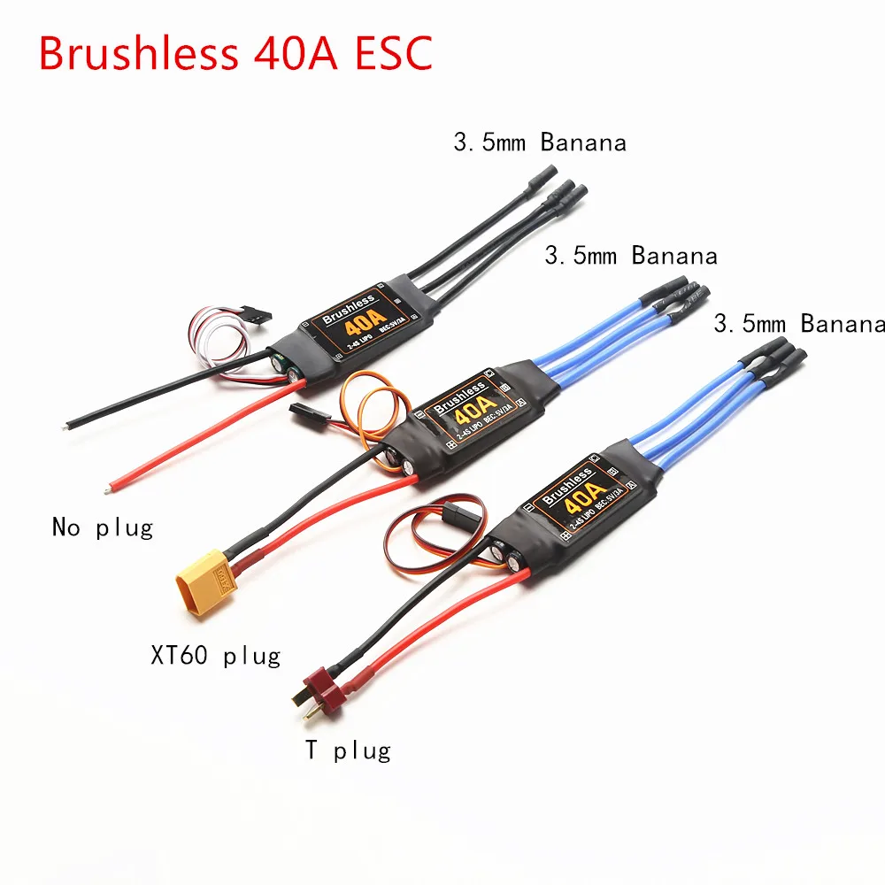 40A-Brushless-ESC-V2-Motor-Speed-Controller-RC-ESC-for-Fixed-wing ...