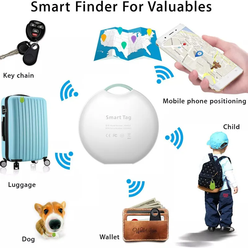 Smart Tag Device Mini Key Child Finder Pet Tracker Location - AliExpress