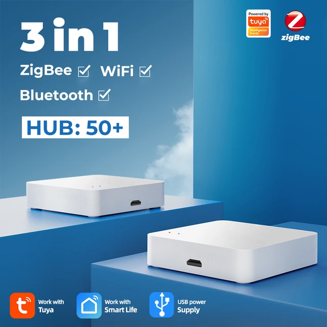 Tuya Multi-Módú Átjáró Zigbee Bluetooth Híd Vezeték Nélküli Hub Intelligens Otthoni ...