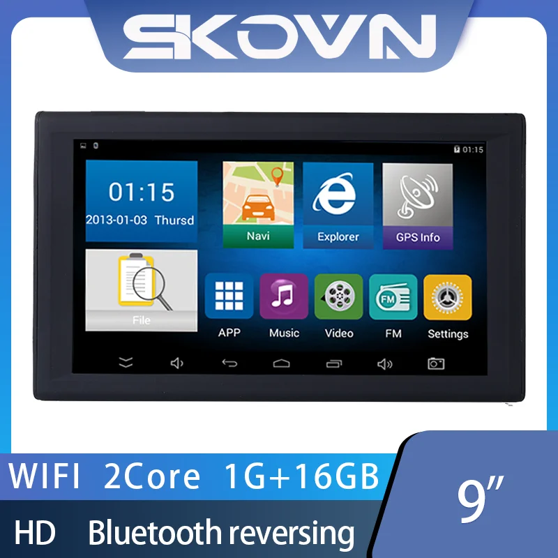 9 Inches Car Gps Navigation Touch Screen Wince Android 6.0 2022 Map ...