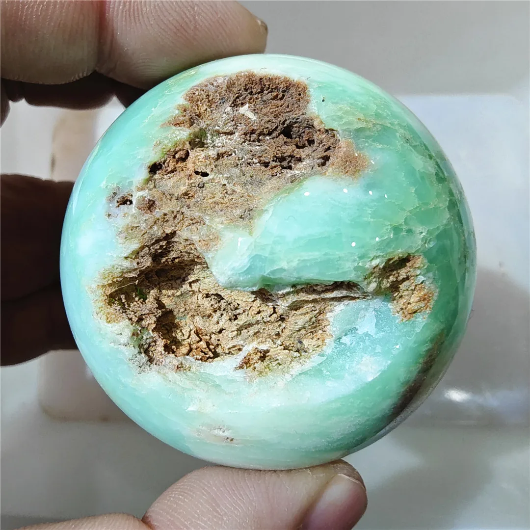 5-7cm Real GENUINE Gemstones Sphere Natural Chrysoprase Australian Jade ...