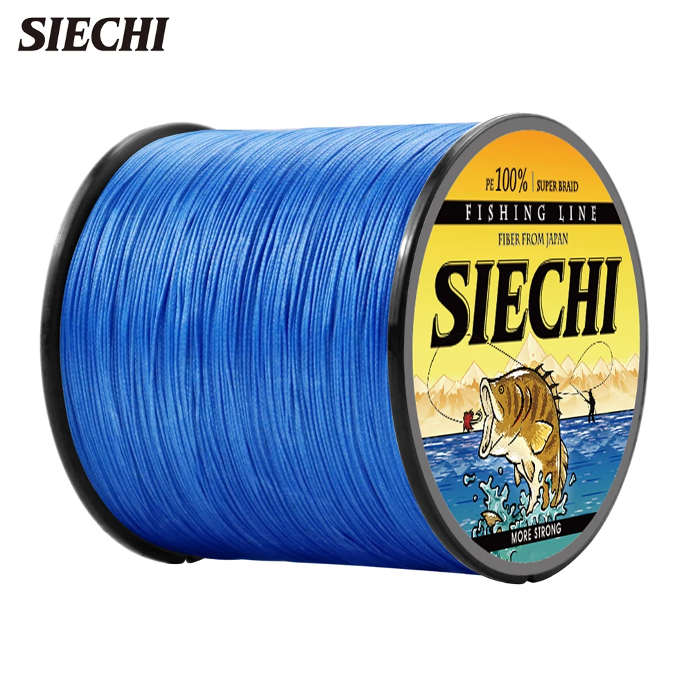 SIECHI-X4-Braided-Fishing-Line-4-Strands-1000M-500M-300M-Multifilament ...