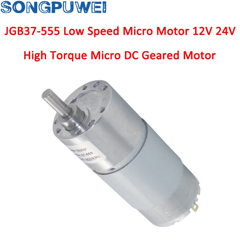 JGB37-555-Dc-Motor-12V-Linear-Actuator-Electric-Motor-Reducer-Step-Down ...