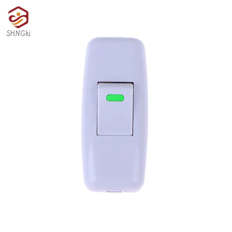 White-Inline-ON-OFF-Bedside-Lamp-Switch-AC-250V-10A-Useful-Table-Desk ...