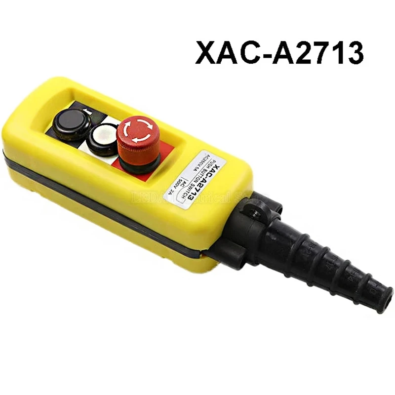 1Pcs-XAC-A2713-Crane-Lift-Switch-Push-Button-Switch-Emergency-Stop-Switch-Lifting-Pendant ...