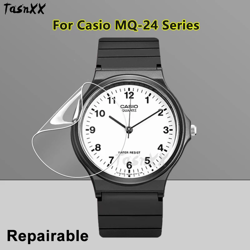 Ultra Clear Slim Screen Protector For Casio MQ 24 Smart Watch Soft TPU ...