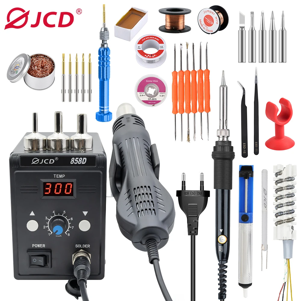 JCD-858D-700W-Hot-Air-Gun-Station-Digital-Soldering-Iron-BGA-Rework ...