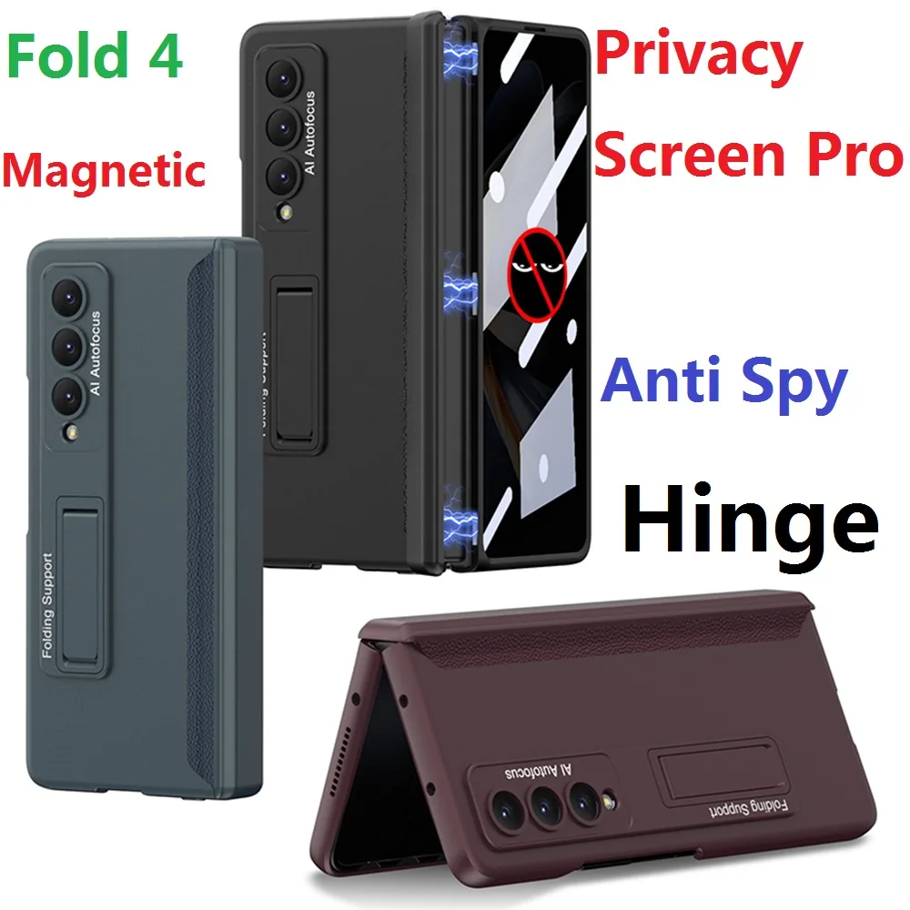 Magnetic Hinge For Samsung Galaxy Z Fold 4 Case Glass Privacy Screen ...