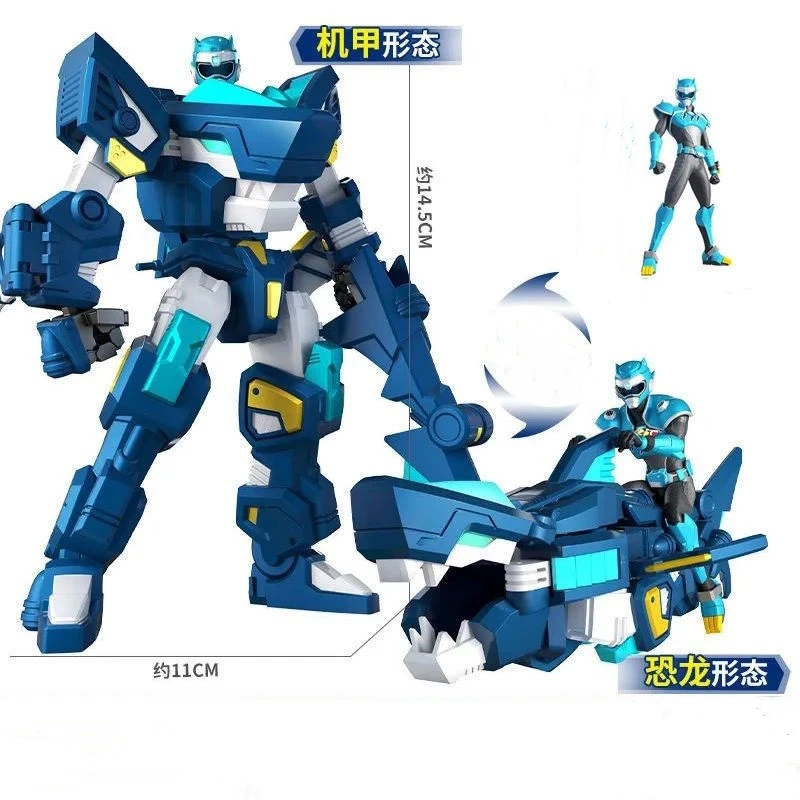 Figuras de acción de robot de transformación Mini Force 2 Super Dino ...