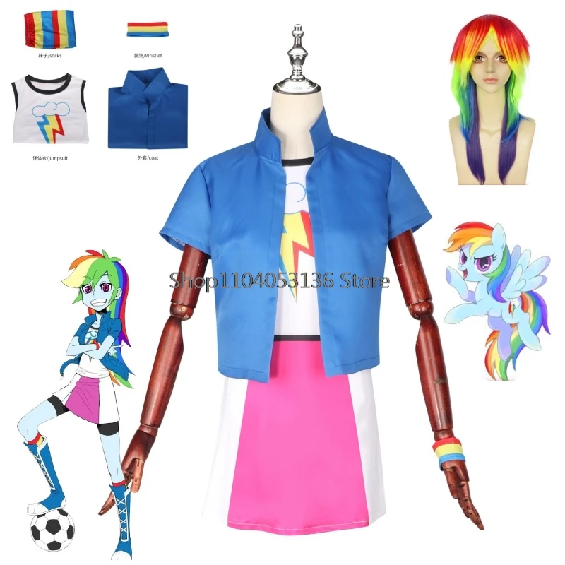 Anime-My-Rainbow-Dash-Cos-Suit-RD-Cosplay-Personification-Little-Girl ...