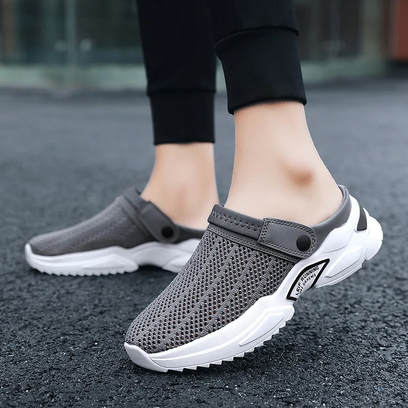 Men's Orthopedic Hollow Summer Sandals Slippers Baotou Walking Boat ...