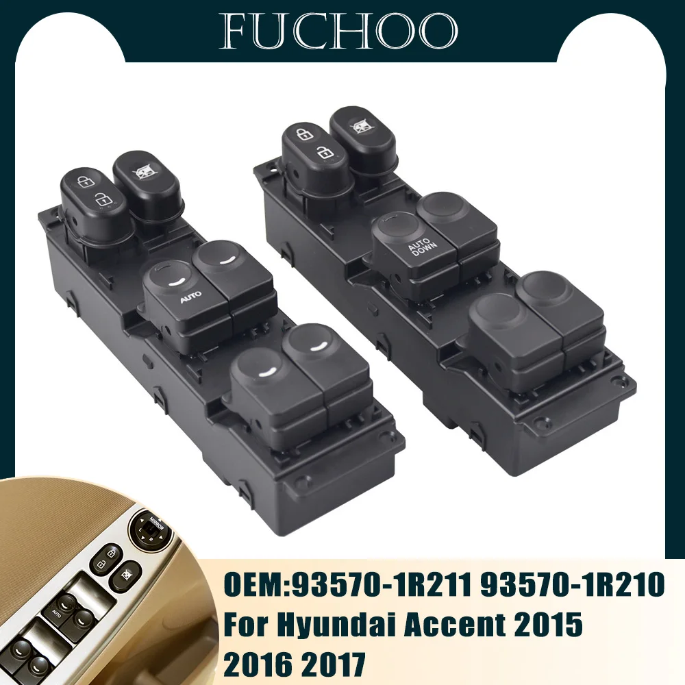 For-Hyundai-Accent-2015-2016-2017-93570-1R211-93570-1R210-Electric ...