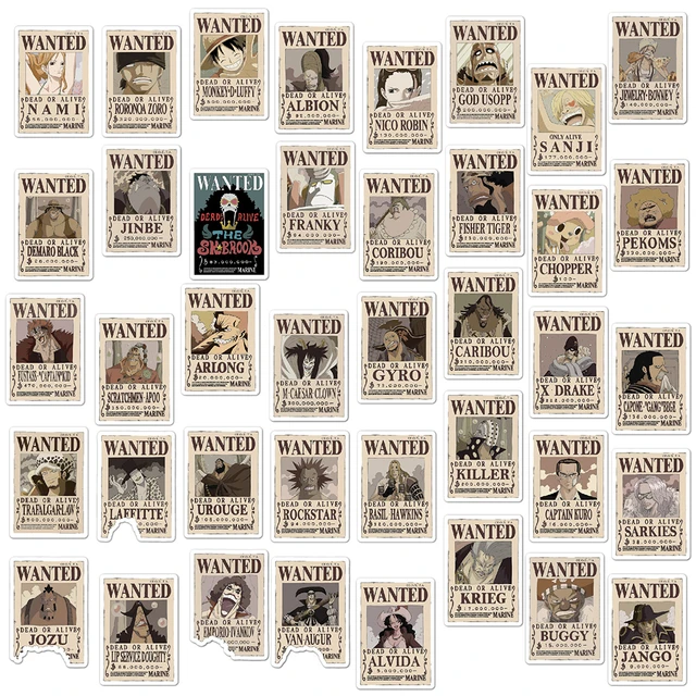 One Piece Wanted Poster Template