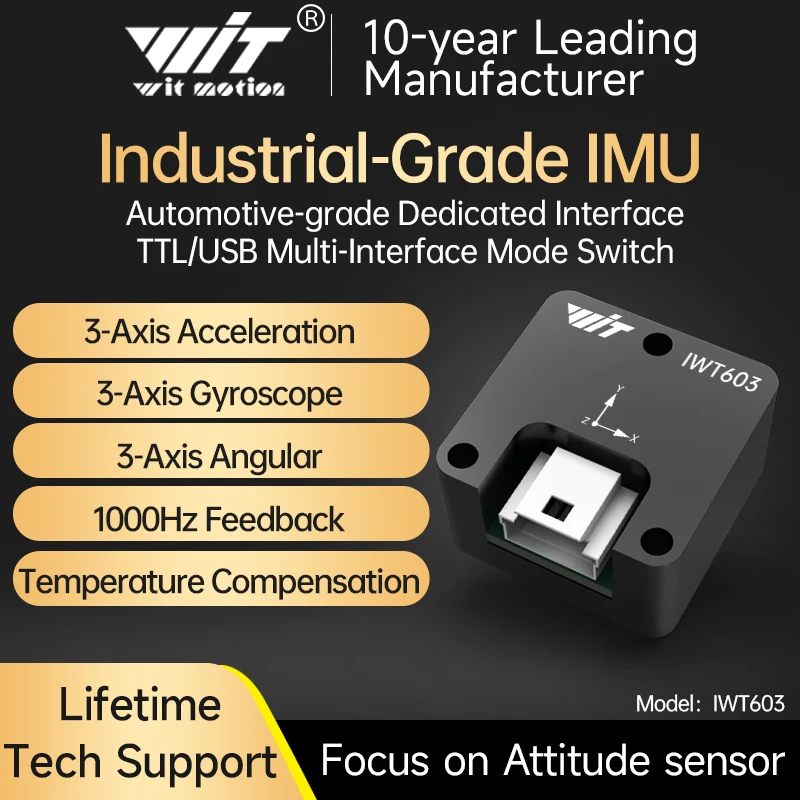 WitMotion IWT603 Industrial-Grade Automotive-Grade IMU 3-Axis ...