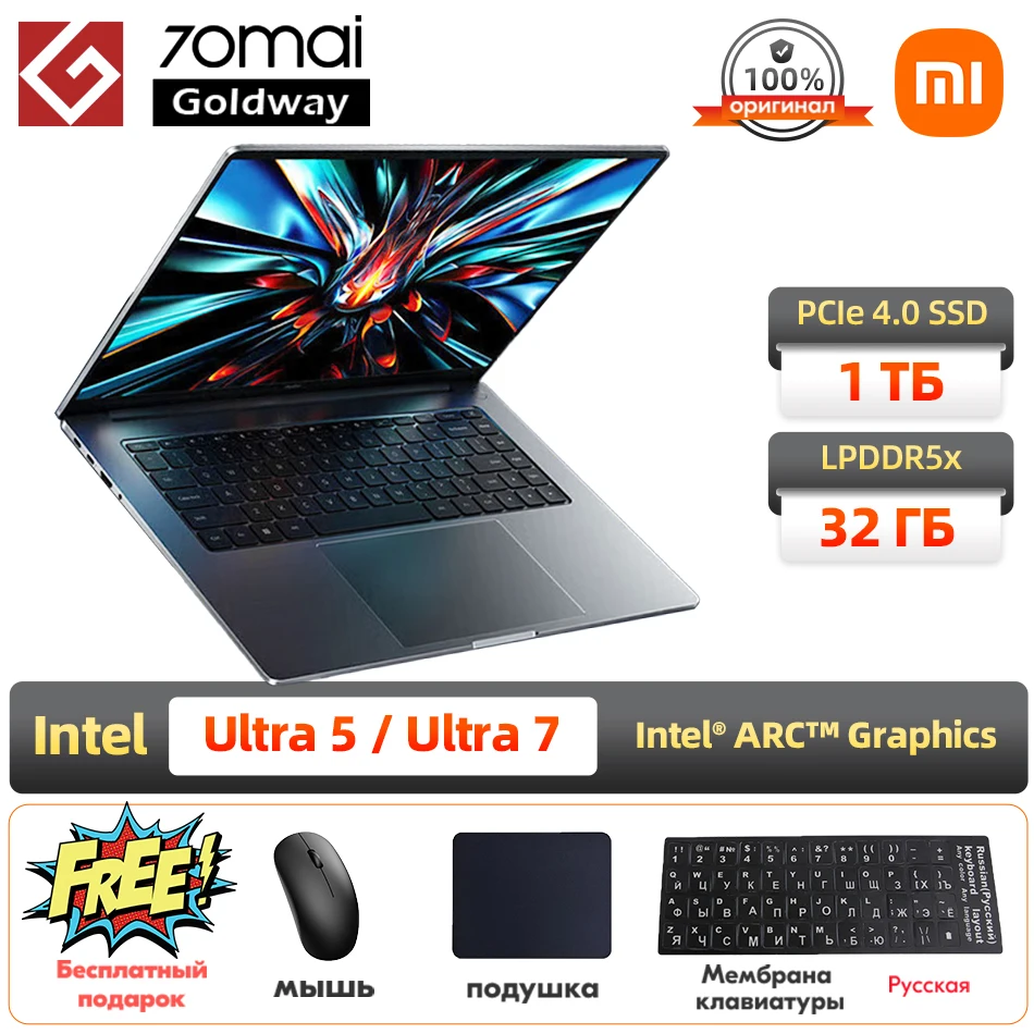 Xiaomi-RedmiBook-Pro-16-2024-Laptop-16-Intel-Core-Ultra-7-155H-Ultra-5 ...