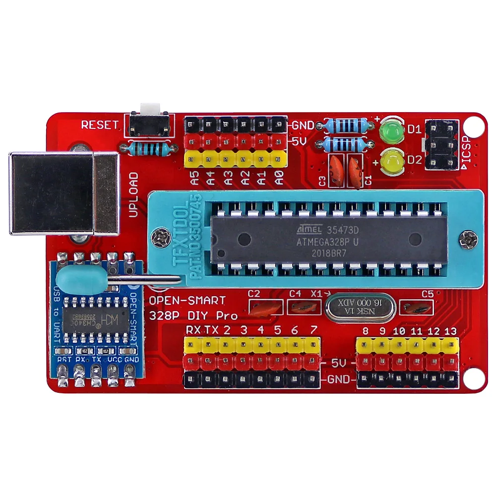 OPEN-SMART-328P-DIY-Pro-ATmega328P-modulo-Breakout-scheda-di-sviluppo-Driver-CH340-con ...