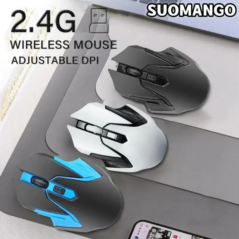 46-Wireless-Mouse-Universal-Office-Computer-Ergonomic-Game-Mouse-Laptop ...