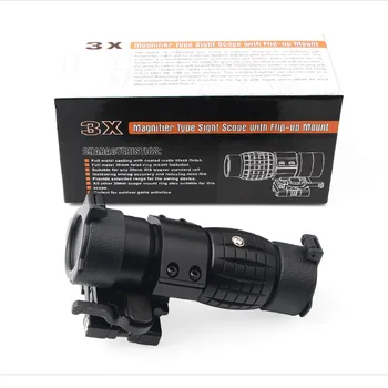 3x Magnifier Holographic 1x40 Green Dot Sight Riflescope Tactical Red ...