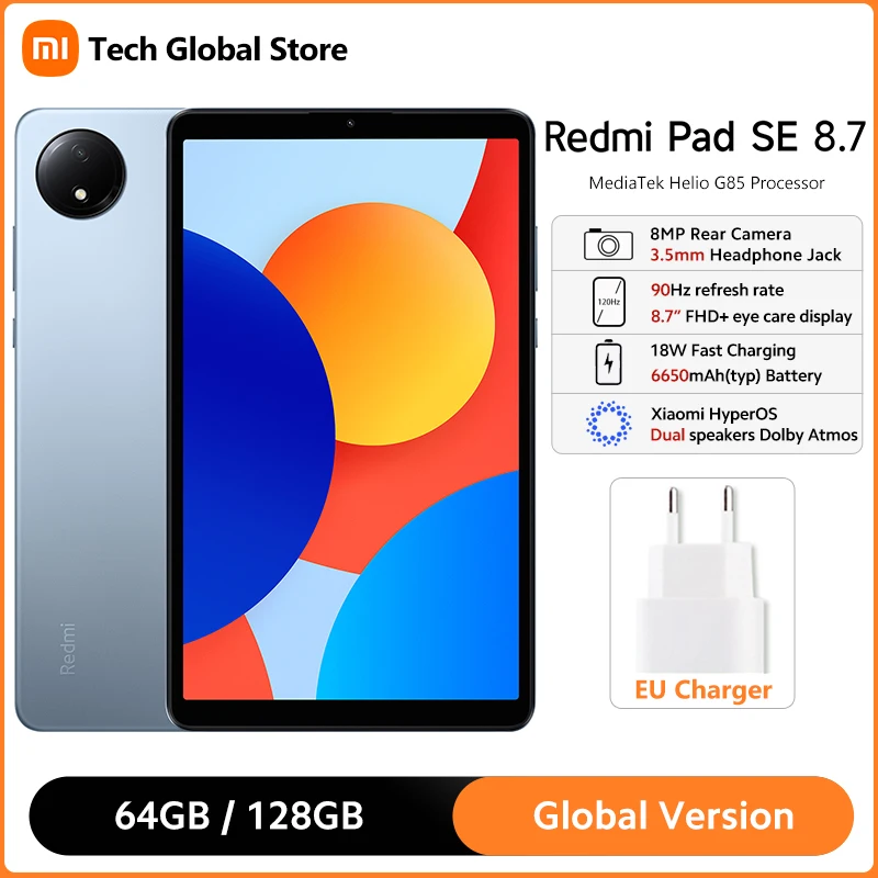 Xiaomi-Redmi-Pad-SE-8-7-Global-Version-MediaTek-Helio-G85-Processor-8-7 ...