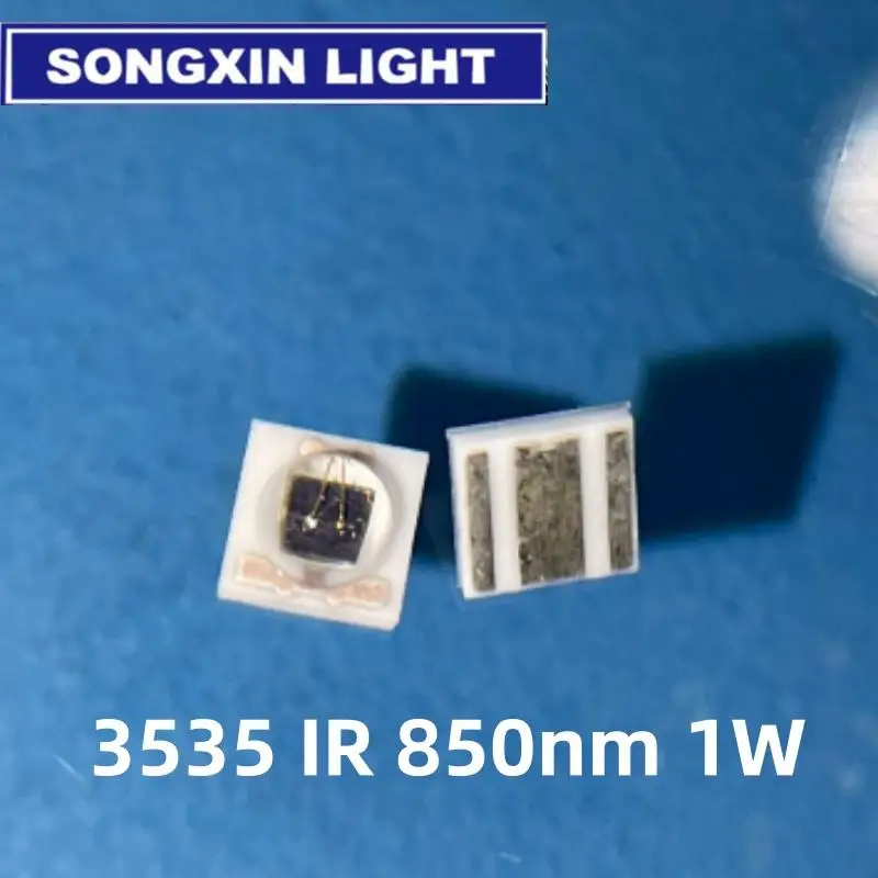 10pcs-3535-IR-LED-1W-850NM-Infrared-Emitter-Diode-Night-Vision-CCtv ...