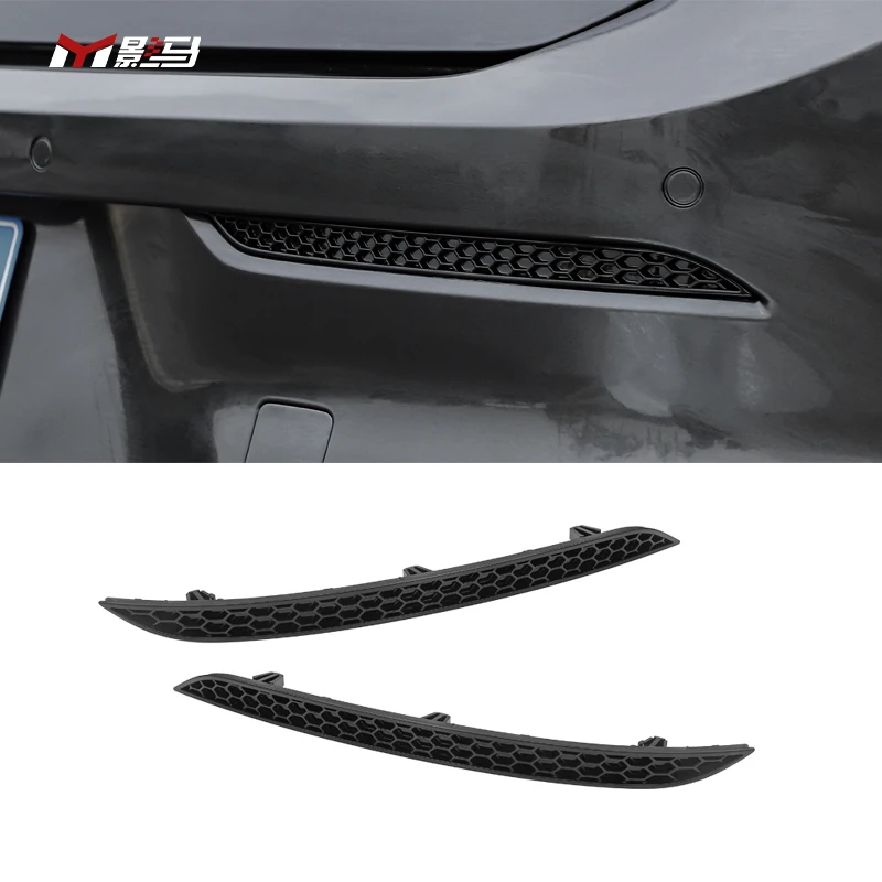 Rear-Bumper-Cover-Grille-Trim-Car-honey-comb-reflector-For-vw-golf-8 ...
